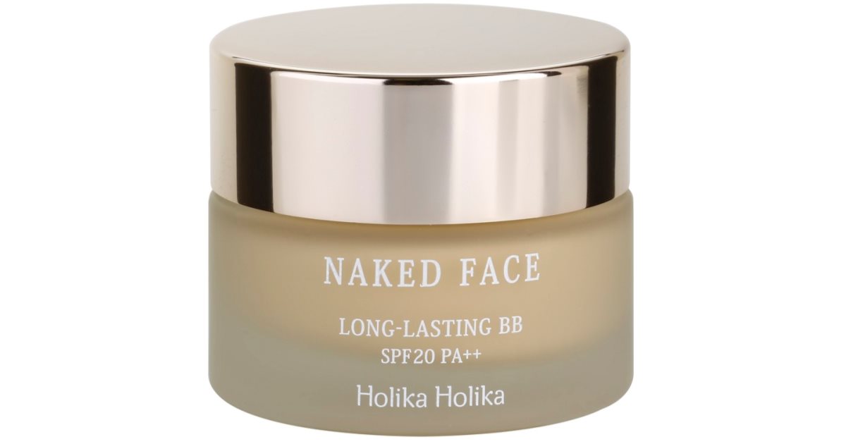 Holika Holika Naked Face Brightening BB Cream with Anti-Wrinkle Effect ...