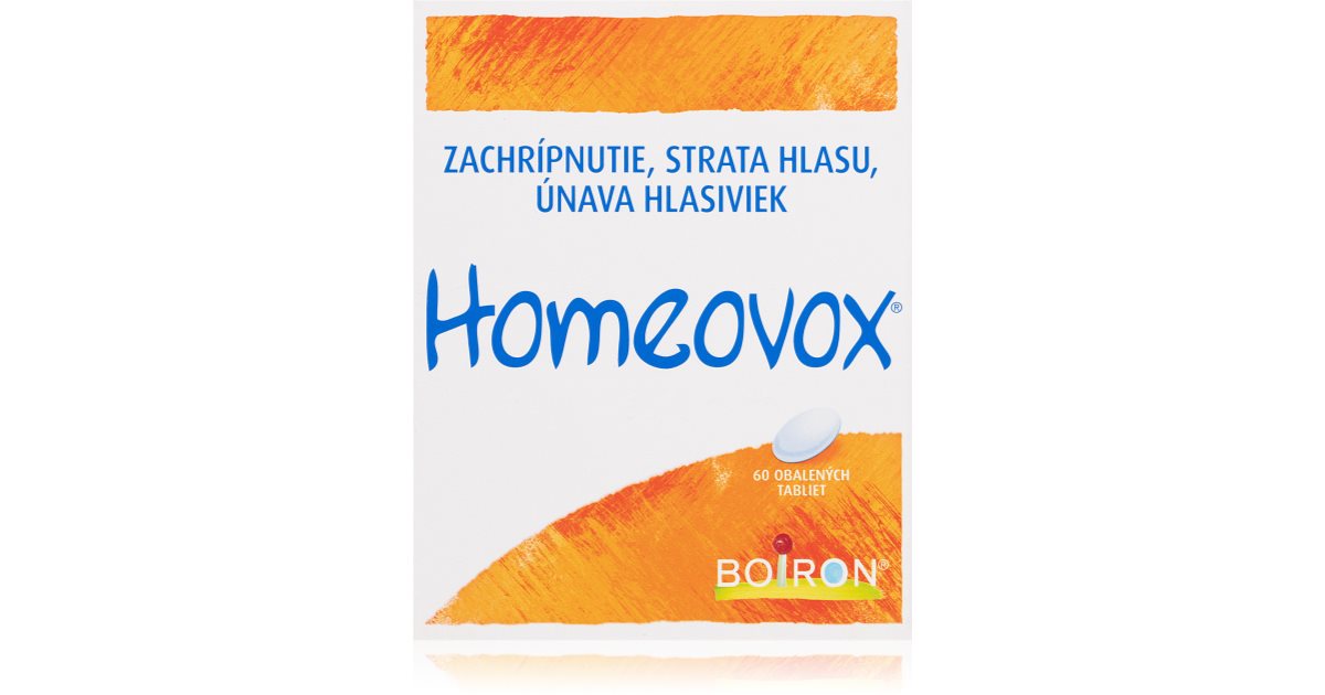Homeovox Homeovox TBL coated tablets | notino.co.uk