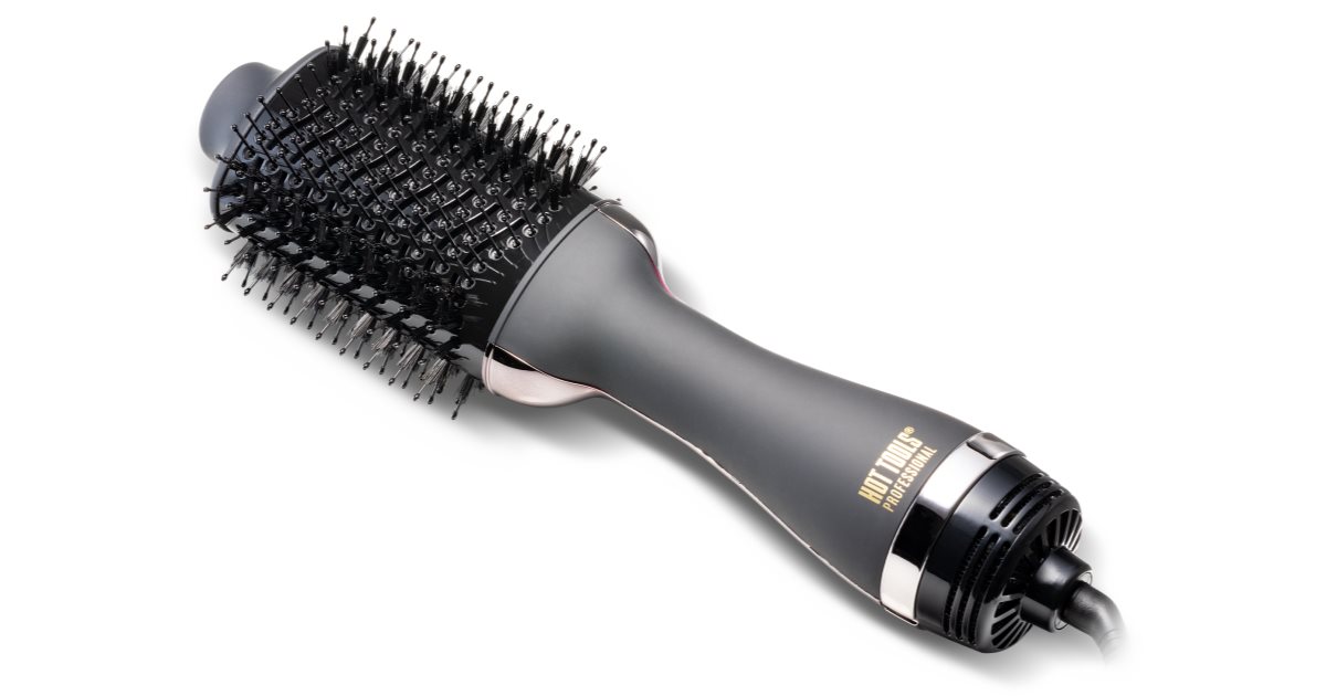 Hottools Volumiser Black Gold Heißluftbürste für mehr Haarvolumen