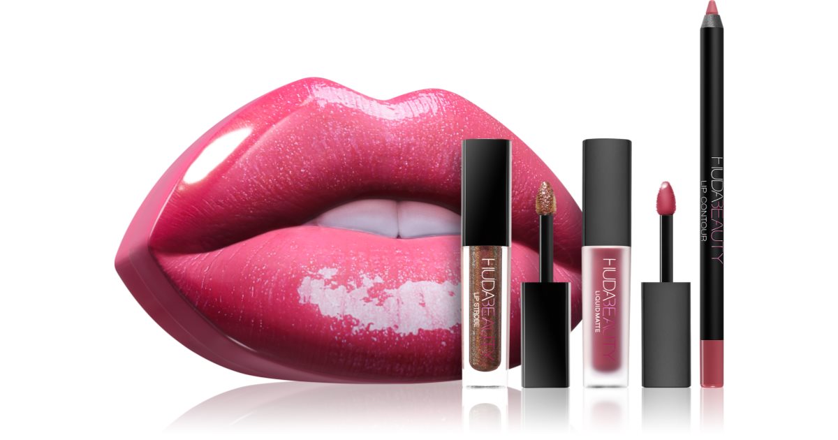 Huda Beauty Contour & Strobe Lip Set | Livrare rapida! | Notino.ro