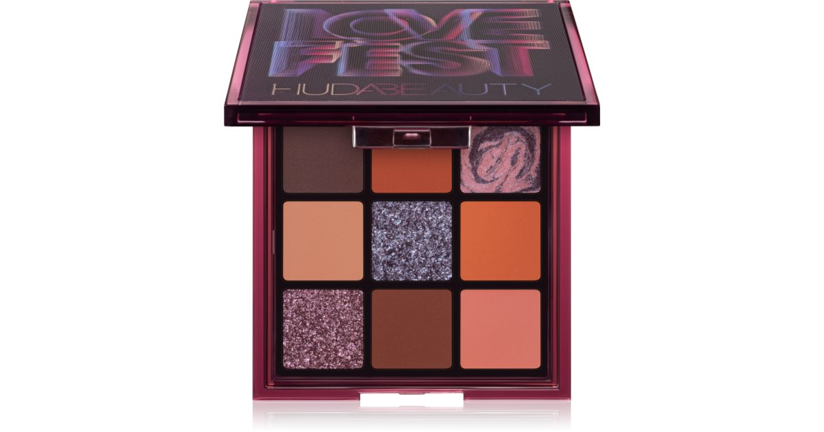 Huda Beauty Lovefest Obsessions paleta de sombra para os olhos | notino.pt