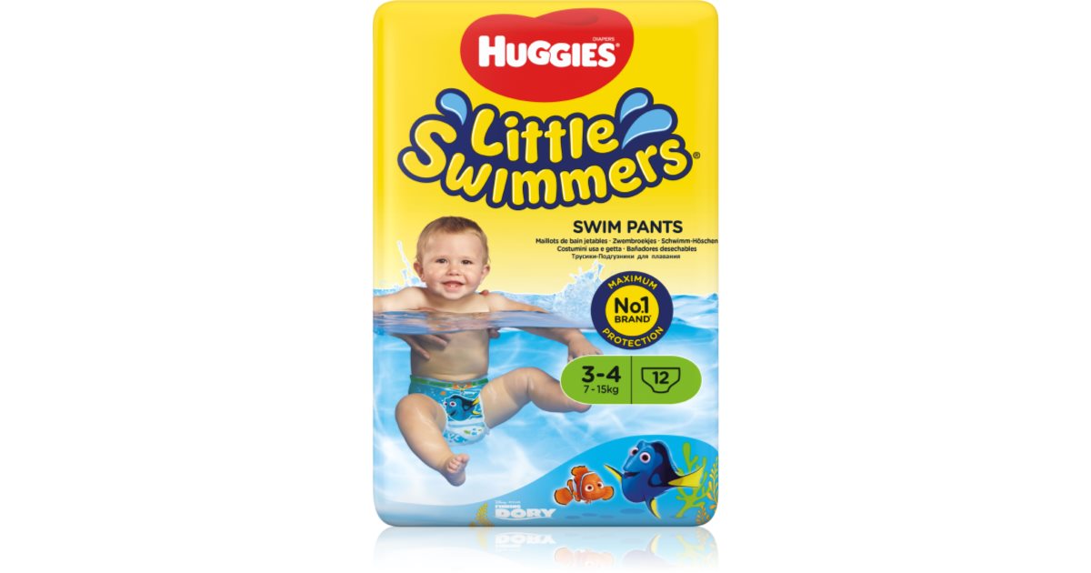 Huggies Little Swimmers 3-4 fraldas de natação descartáveis | notino.pt