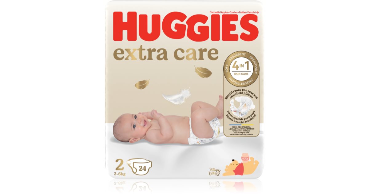 Huggies Extra Care Size 2 scutece de unică folosință | Notino.ro