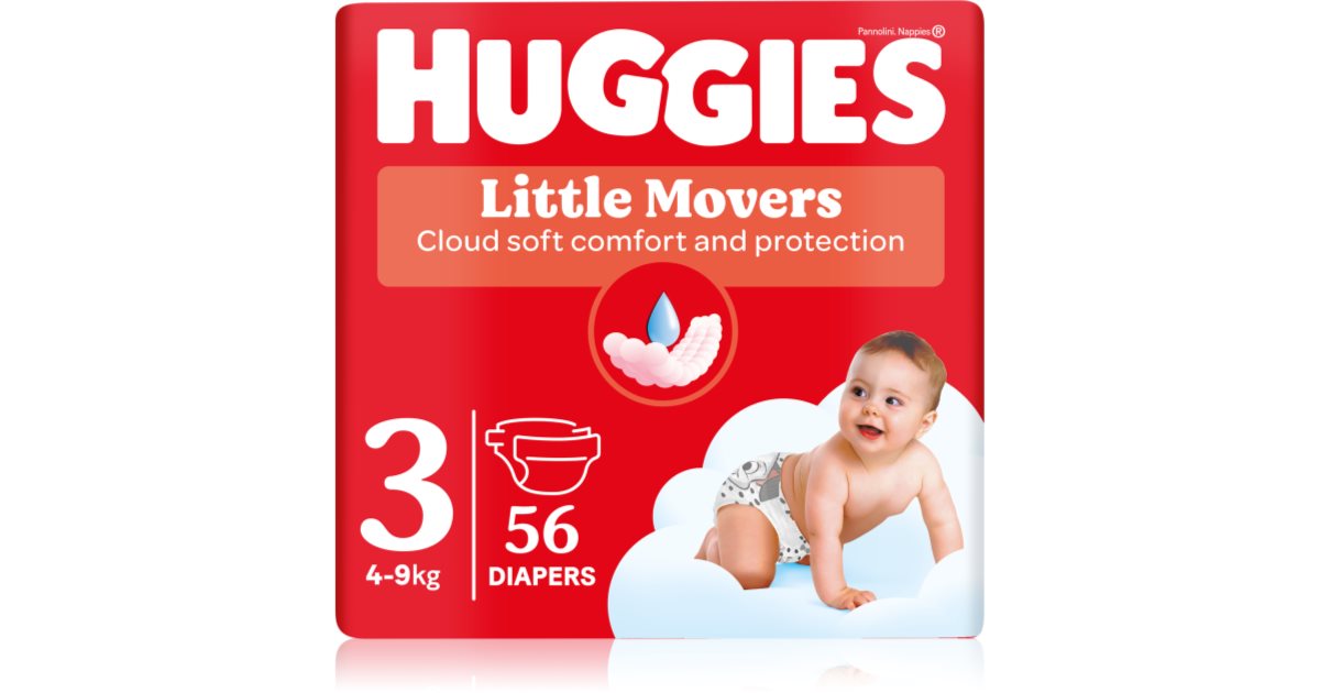 Huggies Little Movers Ultra Comfort scutece de unică folosință | Notino.ro
