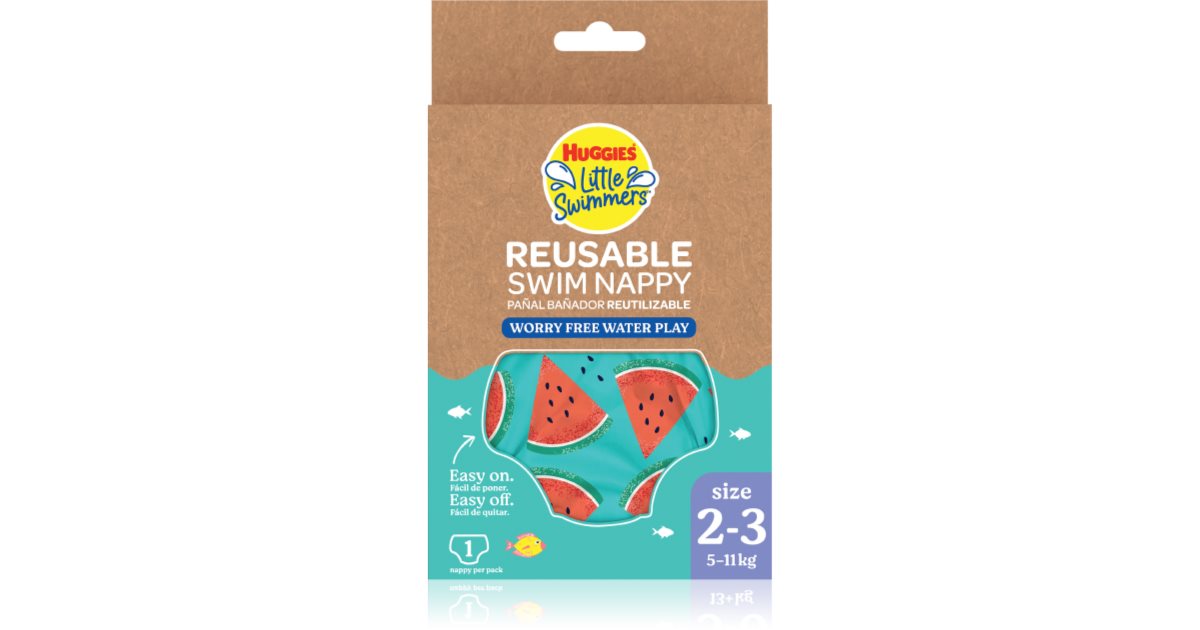 Huggies Little Swimmers Reusable 2/3 fralda de natação lavável | notino.pt