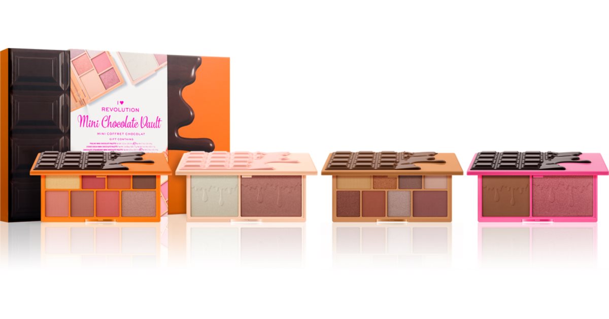 I Heart Revolution Mini Chocolate Vault комплект декоративна козметика ...