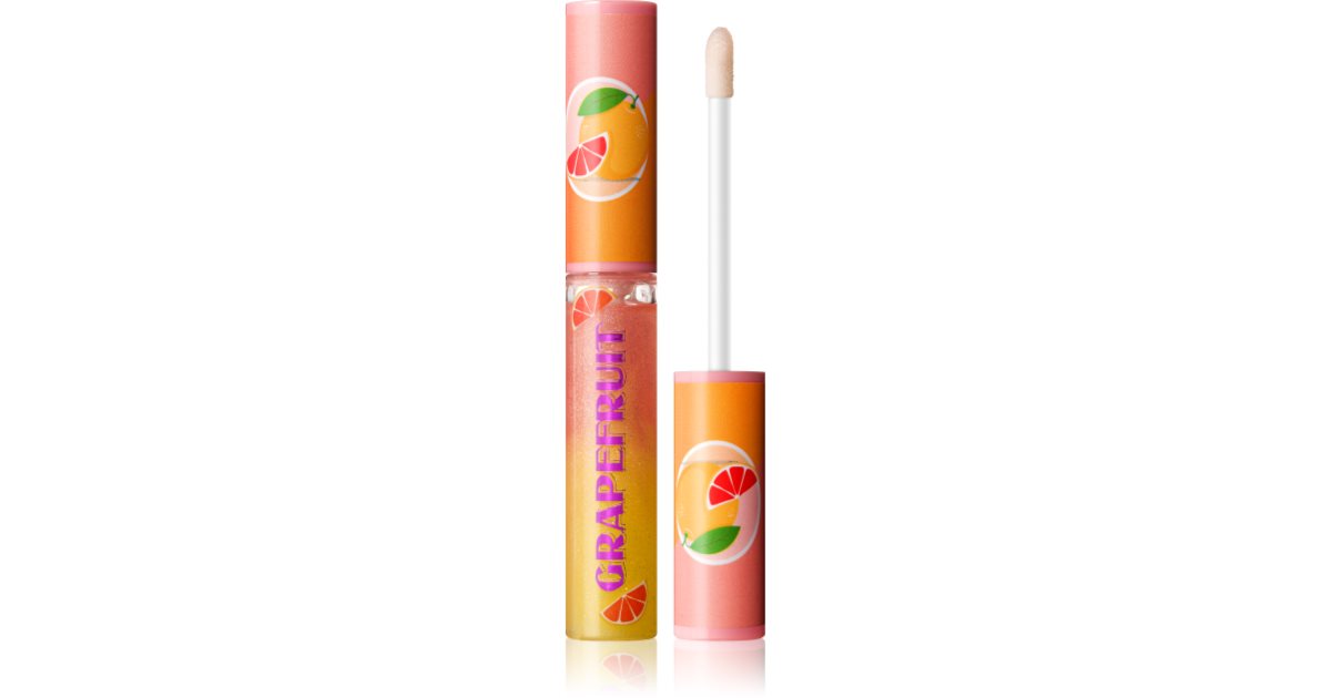 I Heart Revolution Fruity Grapefruit Fizz glitter lip gloss | notino.co.uk