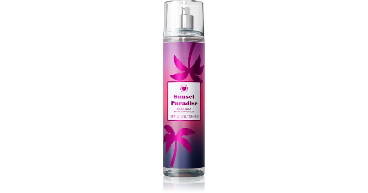 I Heart Revolution Body Mist Tropical Paradise Scented Body Spray ...