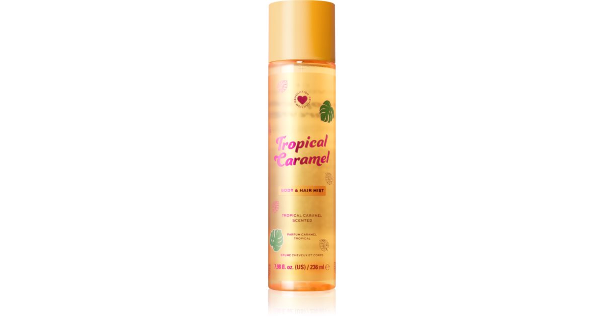 I Heart Revolution Tropical Caramel Body an Hair Mist Bruma perfumada ...