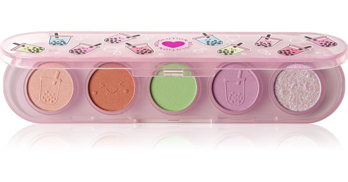 I Heart Revolution Bubble Tea Mini Matchi Palette paletka očných tieňov ...