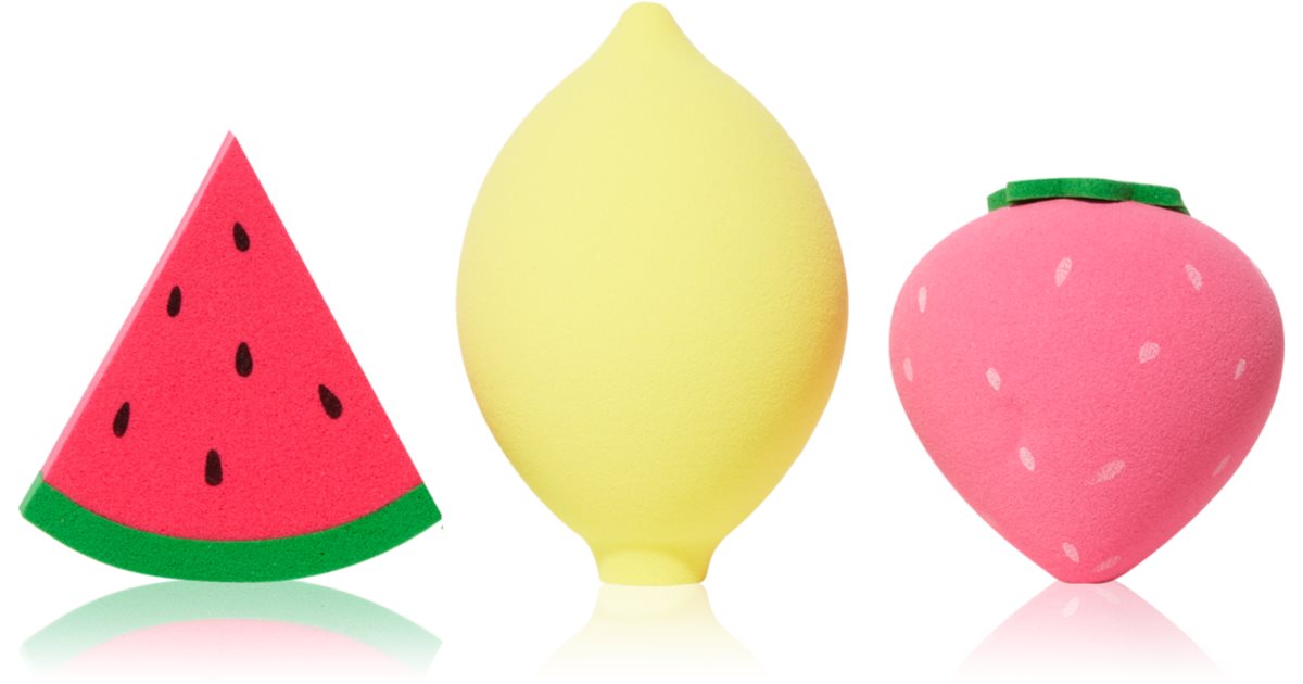 I Heart Revolution Fruit Punch Blending Sponge Trio set d'applicateurs ...