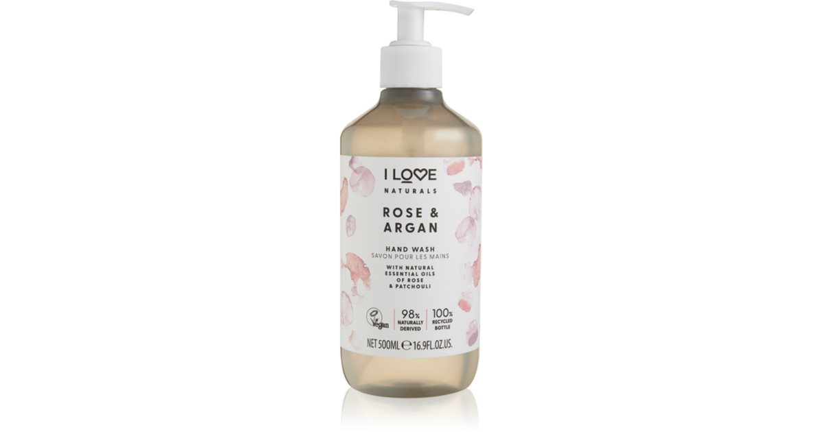 I Love Naturals Rose & Argan tekoče milo za roke | notino.si