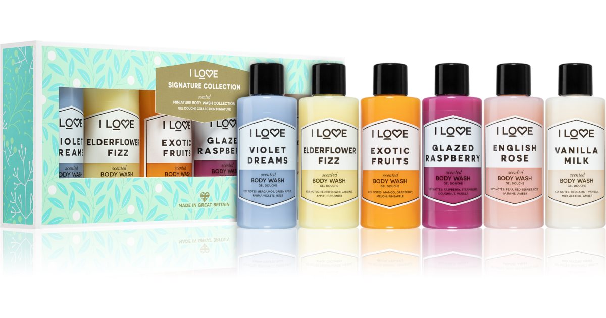 I Love Signature Scent Collection Gift Set for the shower | notino.ie