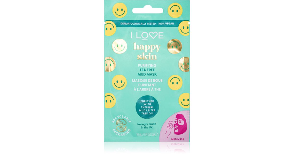 I Love Happy Skin clay mask with tea tree oil | notino.co.uk