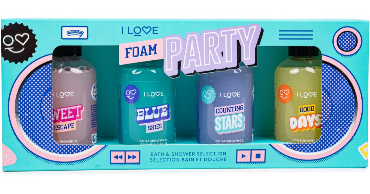 I Love Foam Party ajándékszett zuhanyba | notino.hu
