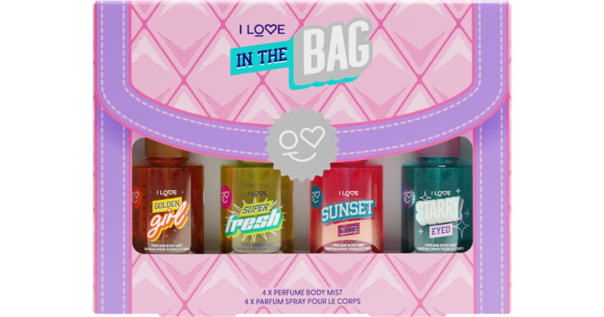I Love In The Bag gift set body spray | notino.co.uk