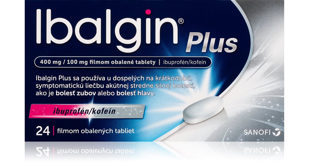 Ibalgin Ibalgin Plus 400mg/100mg | notino.sk