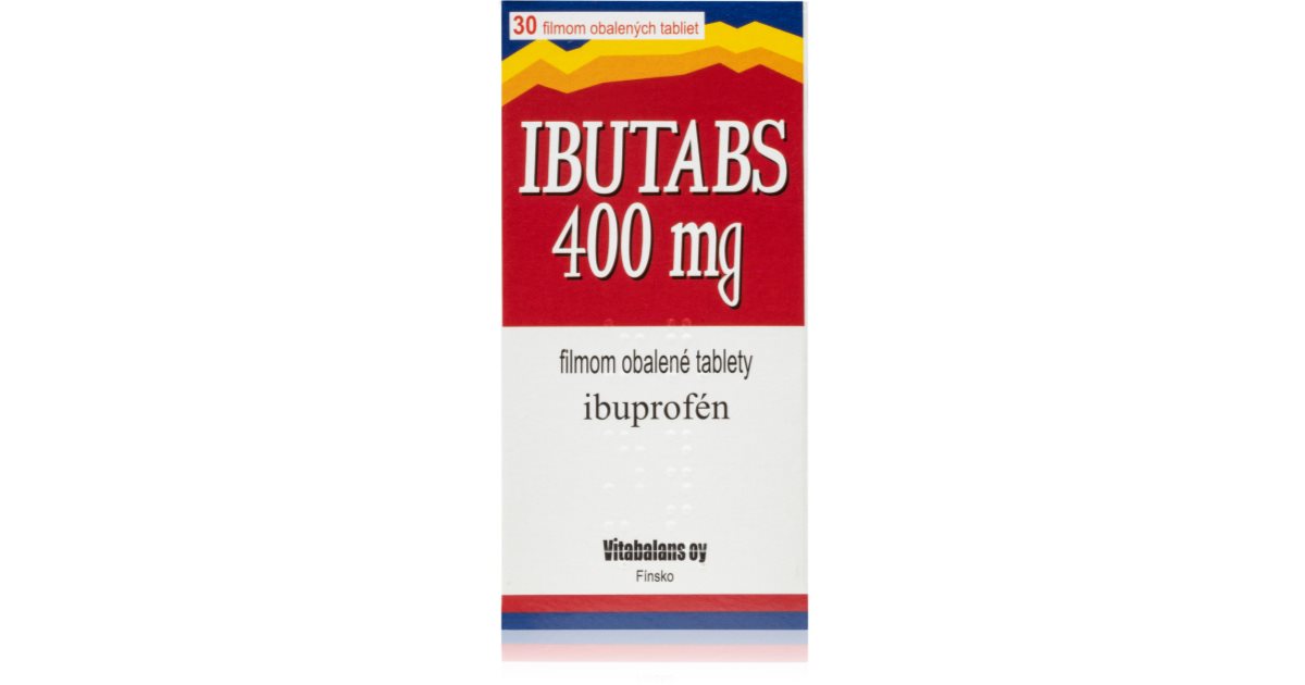 Ibutabs Ibutabs 400mg filmom obalené tablety na zníženie horúčky a ...