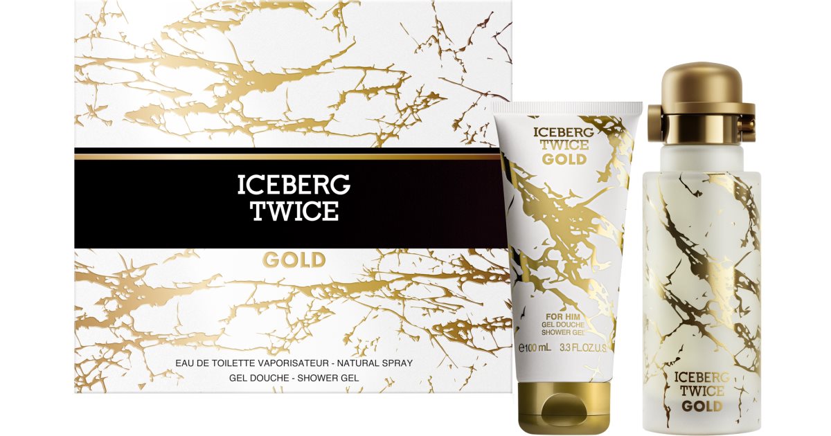 Iceberg Twice Gold Gift Set for men | notino.ie