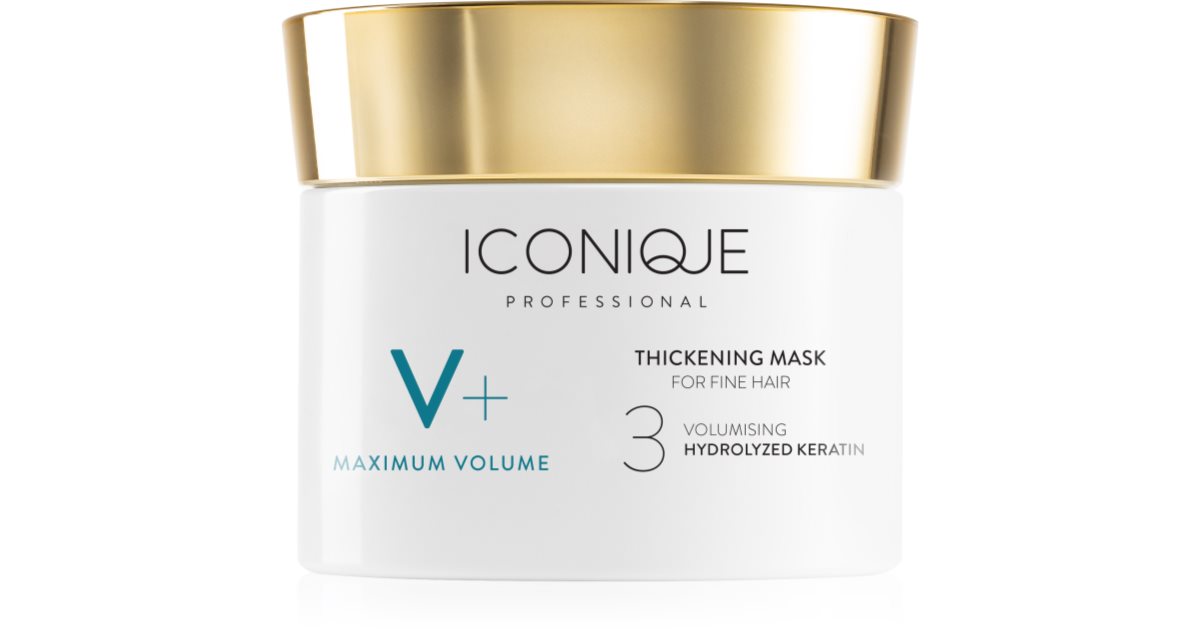ICONIQUE Professional V+ Maximum volume Thickening mask intense ...