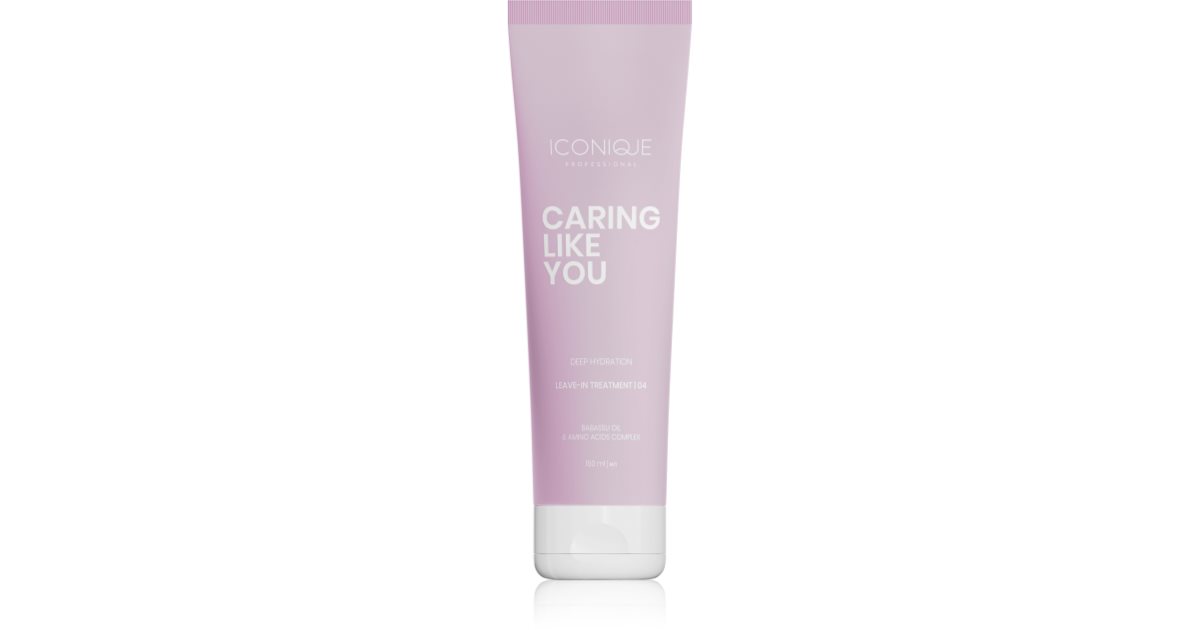 ICONIQUE Professional CARING LIKE YOU Deep Hydration Leave-in treatment ...