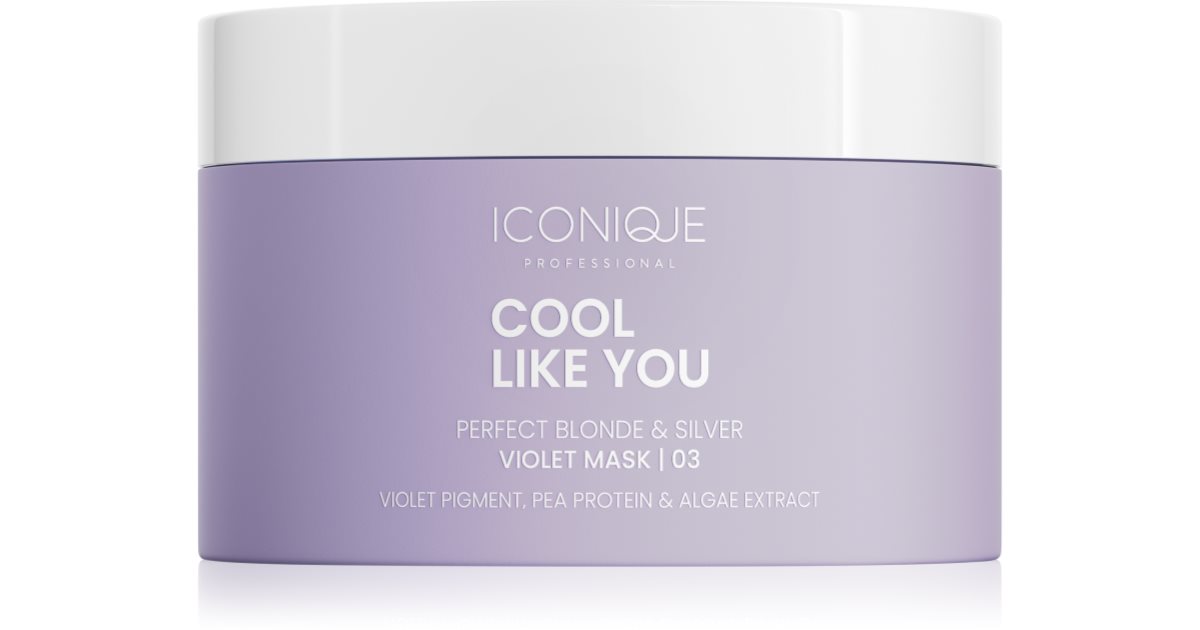 ICONIQUE Professional COOL LIKE YOU Perfect Blonde & Silver Violet ...