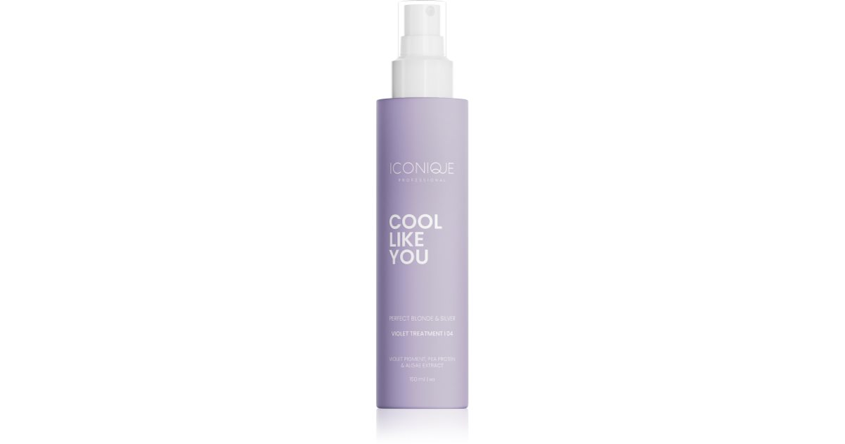 ICONIQUE Professional COOL LIKE YOU Perfect Blonde & Silver Violet ...