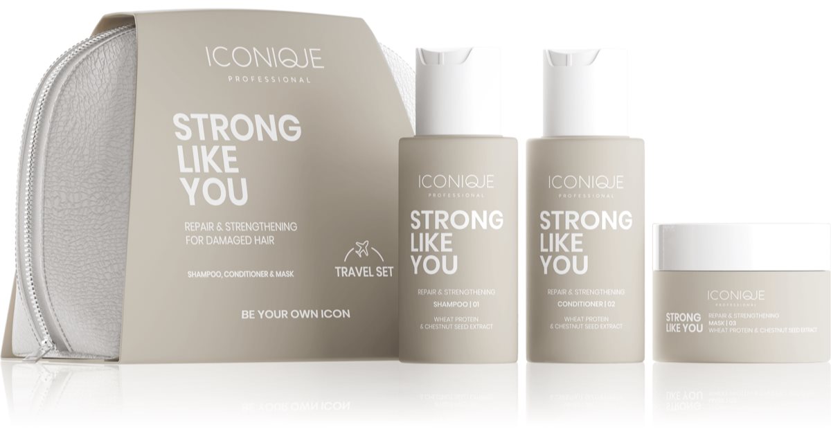 ICONIQUE Professional STRONG LIKE YOU Repair & Strengthening Set ...