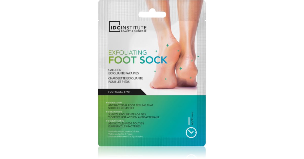 IDC Institute Exfoliating Foot Sock Exfoliating Masque for legs | notino.ie