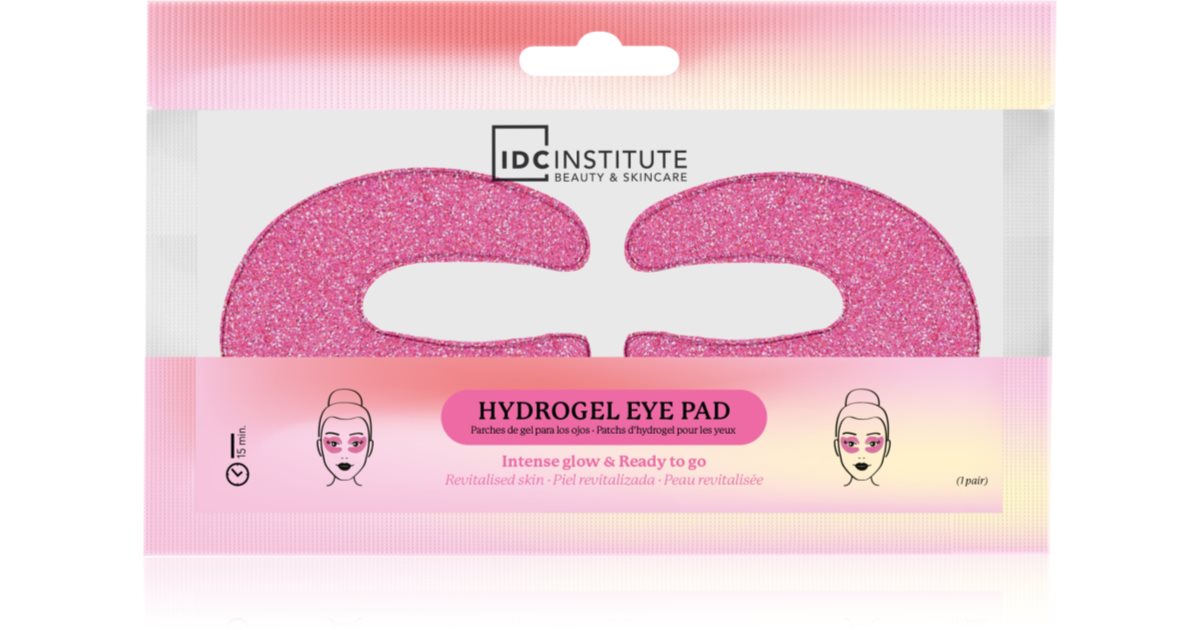 IDC Institute C Shaped Glitter Eye Pink eye contour mask | notino.co.uk
