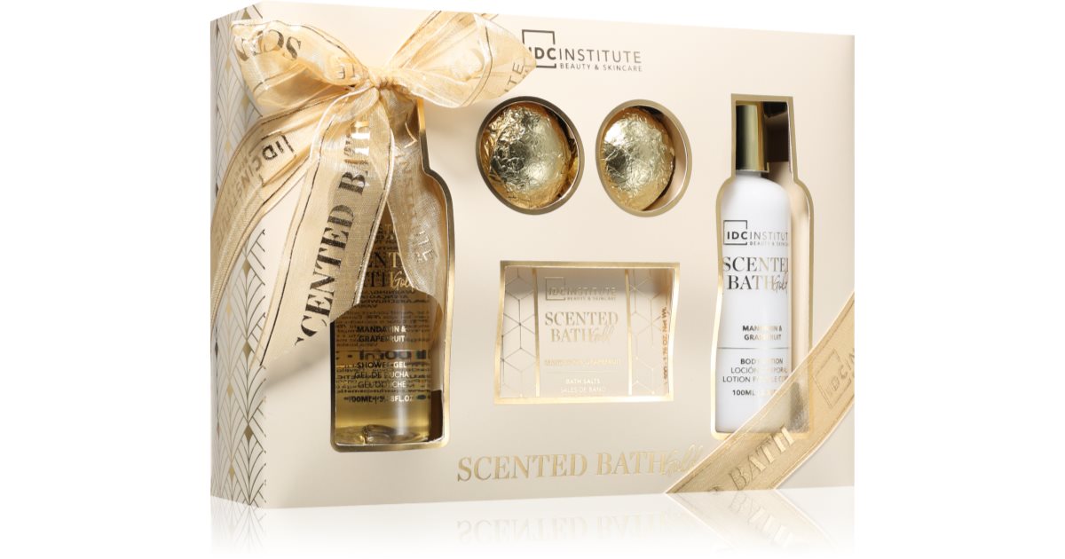IDC Institute Scented Bath Gold gift set for women | notino.co.uk