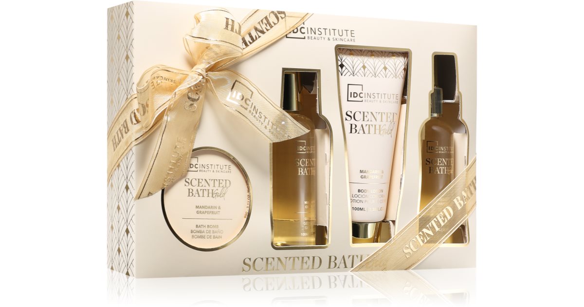 IDC Institute Scented Bath Gold lahjasetti naisille | notino.fi