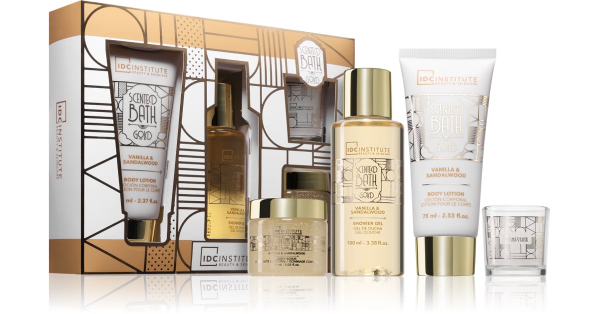 IDC Institute Scented Bath Gold Perfect Bath gift set for women ...