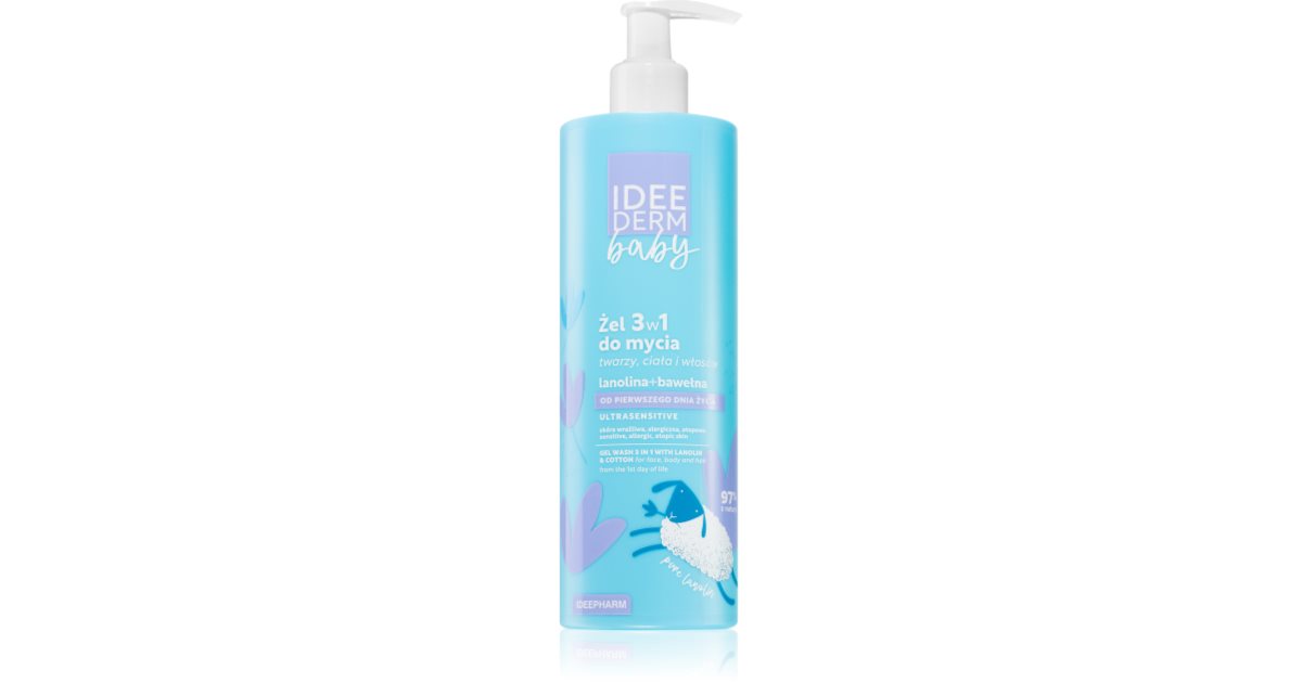Ideepharm Idee Derm Baby gel nettoyant 3 en 1 pour enfant | notino.fr