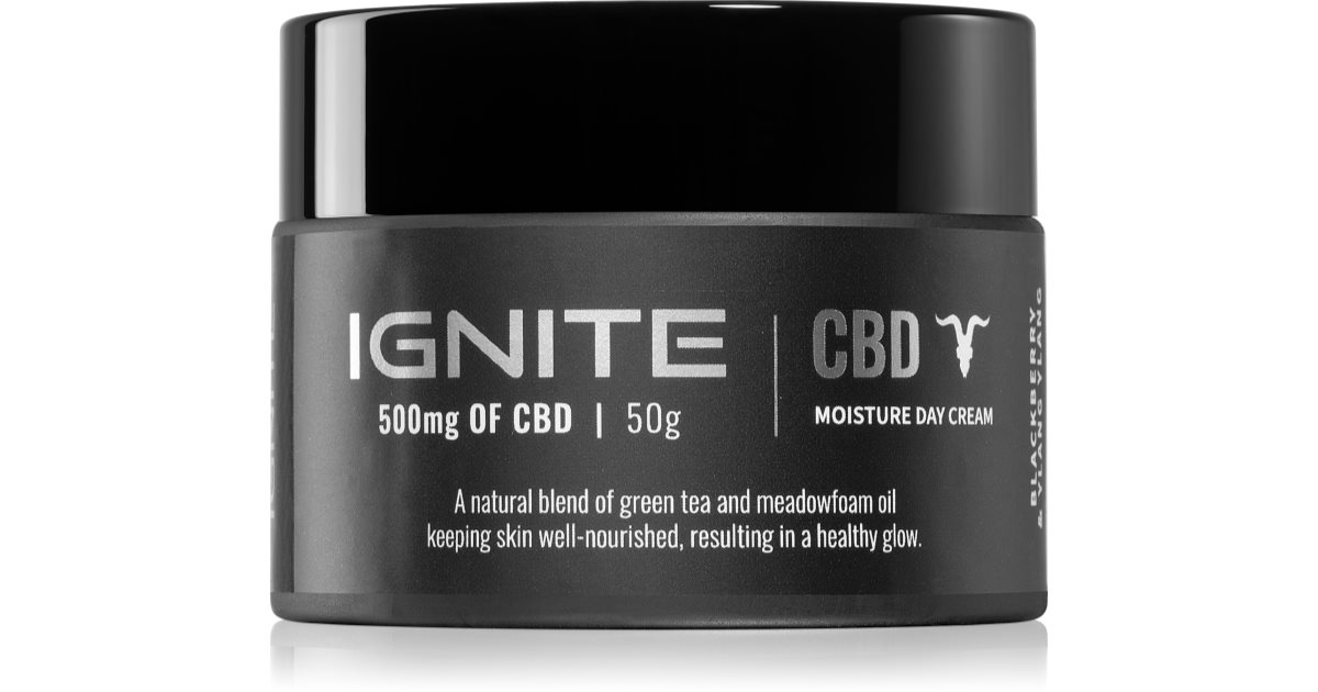 Ignite CBD Blackberry & Ylang Ylang 500mg hydratisierende Tagescreme ...