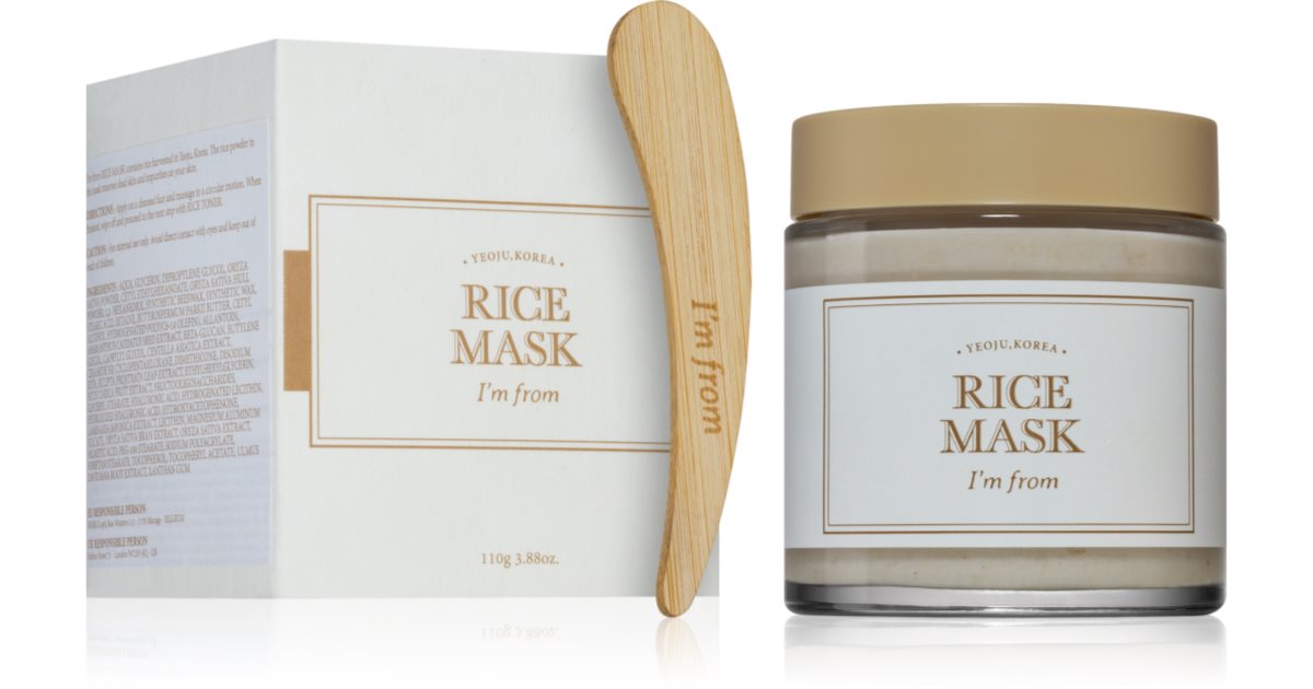 I'm from Rice Nourishing and Firming Mask with a brightening effect ...