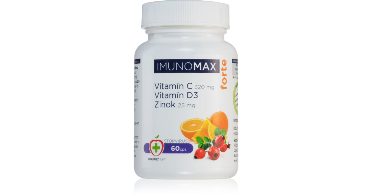 Imunomax Vitamín C + D + Zinek FORTE podpora imunity | notino.cz
