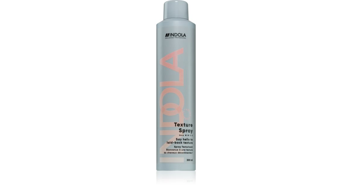 Indola Texture Spray spray styling para finalização térmica de cabelo ...
