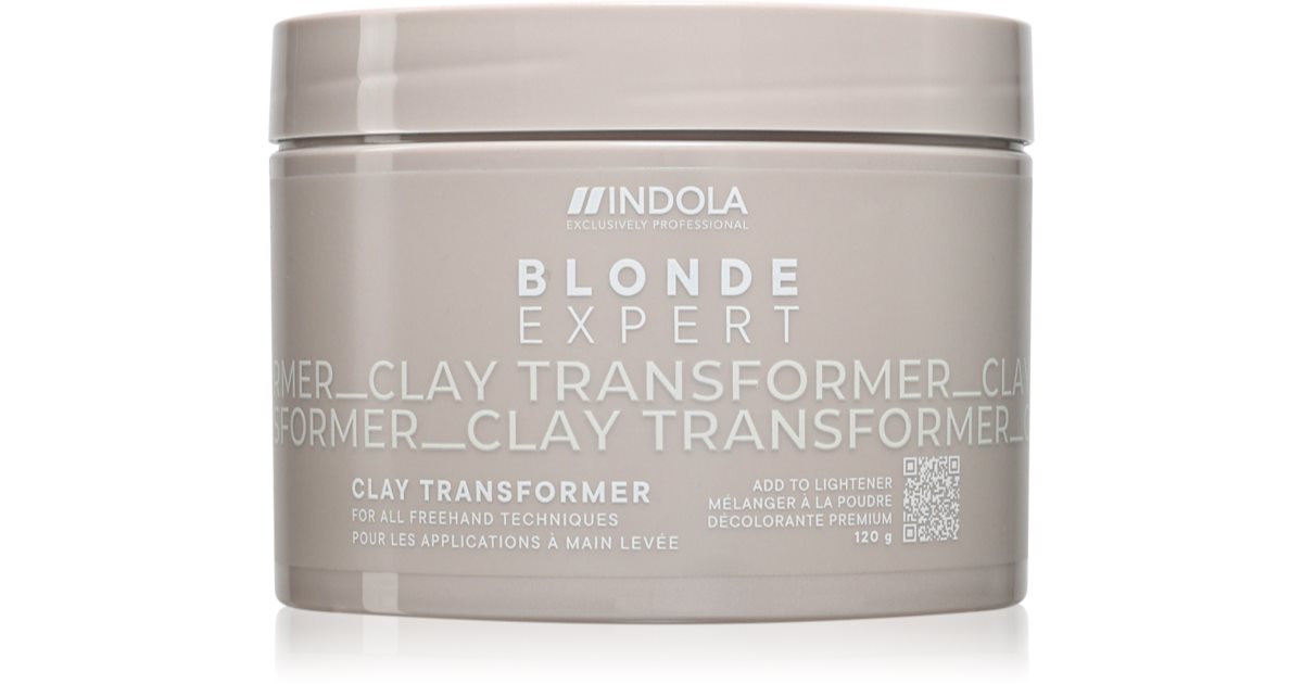 Indola Blond Expert Clay Transformer изсветляваща пудра за руса коса ...