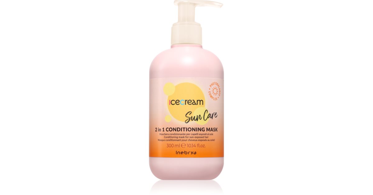Inebrya Sun Care 2 in 1 Conditioning Mask mascarilla para cabello para ...