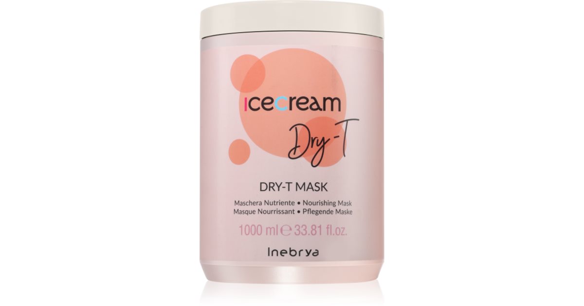 Inebrya Ice Cream Dry-T Mask поживна маска для сухого, втомленого ...