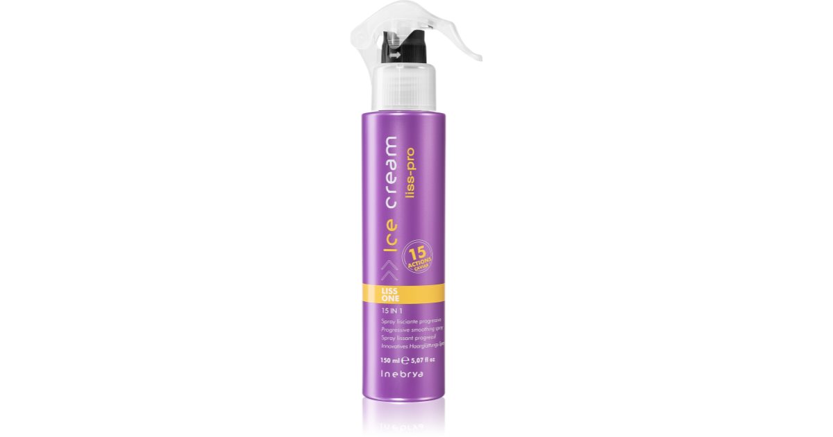 Inebrya Liss-Pro spray alisante para cabelos crespos e inflexíveis ...