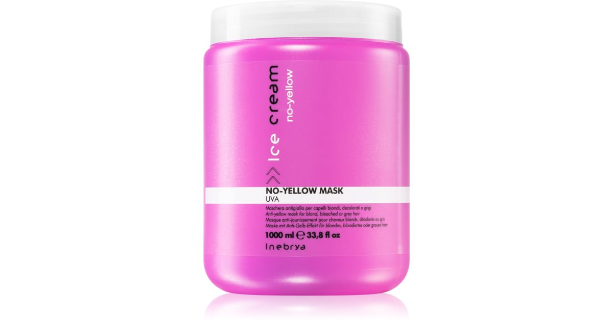 Inebrya No-Yellow Hair Mask for Yellow Tones Neutralization | notino.co.uk