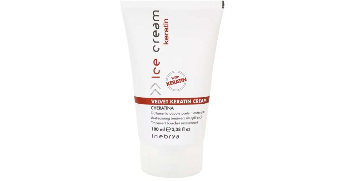 Inebrya Keratin crema ristrutturante per capelli per doppie punte ...