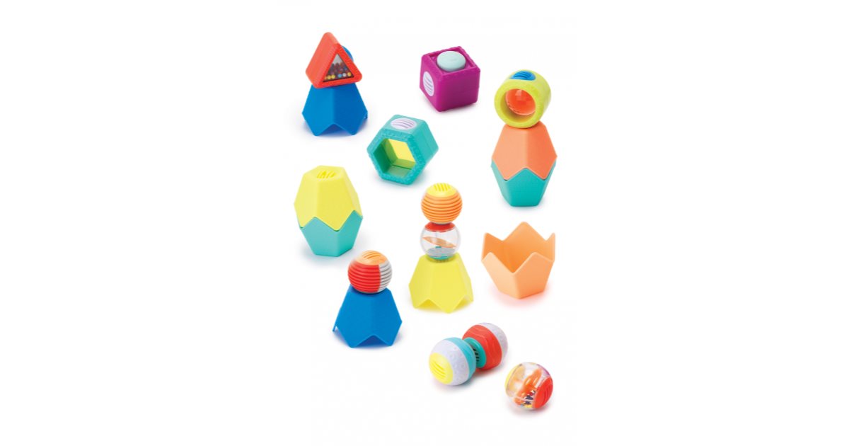 Infantino Sensory Balls, Cubes and Cups sada hraček | notino.cz