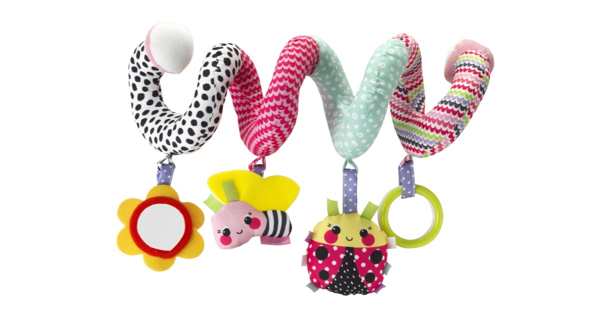 Infantino Activity Spiral Pink contrast hanging toy | notino.co.uk