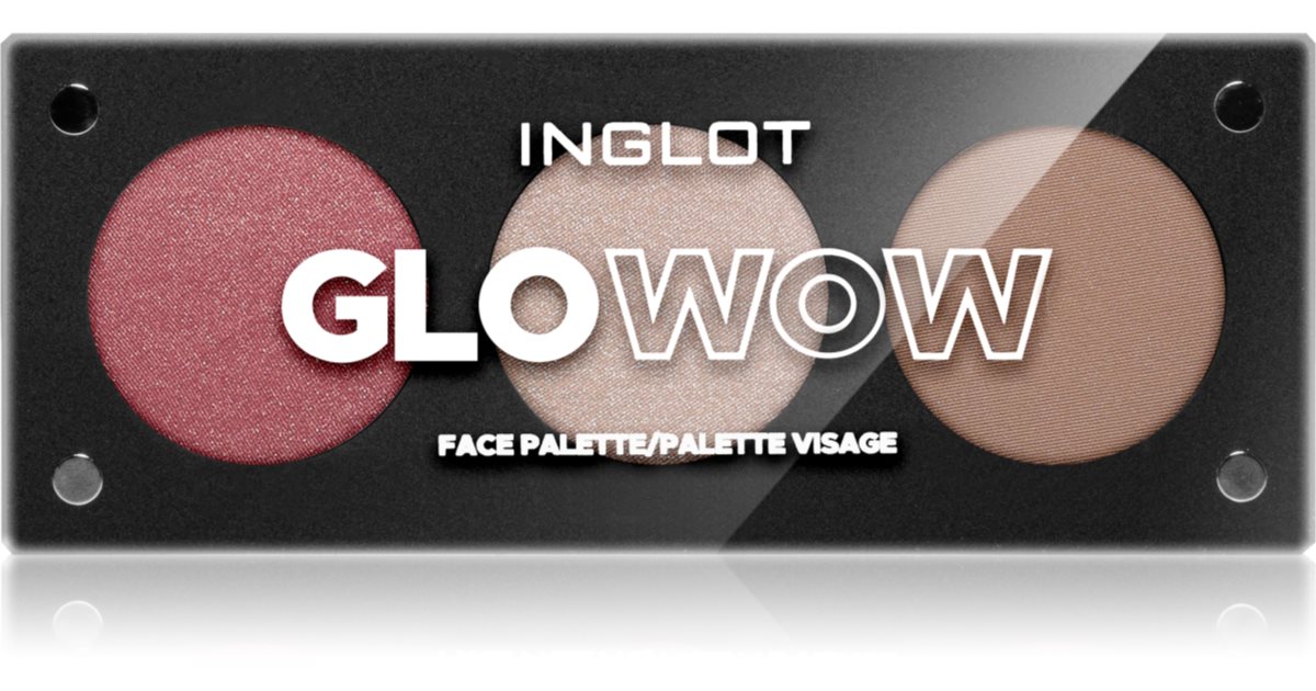 Inglot Face Palette iluminador, bronzeador e blush | notino.pt