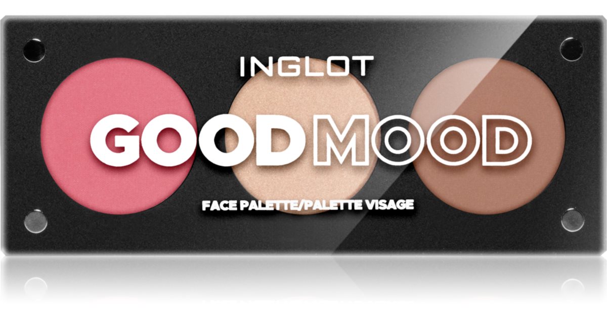 Inglot Face Palette Highlighter, Bronzer en Blush | notino.nl
