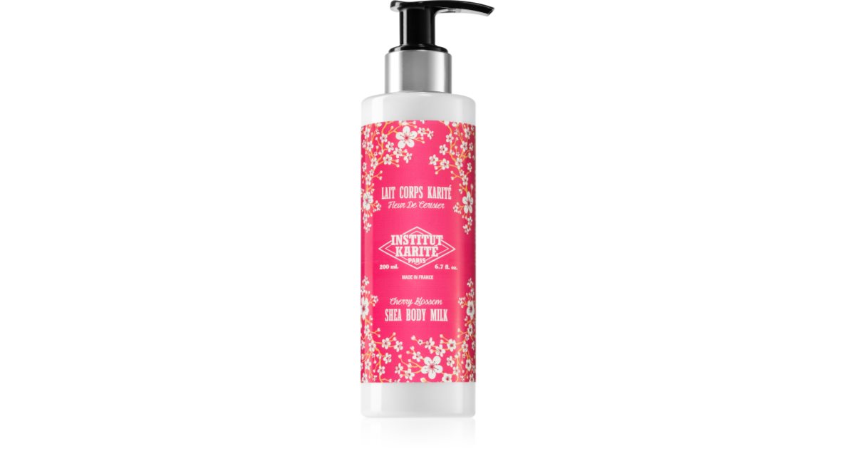 Institut Karité Paris Cherry Blossom Shea Body Milk leichte Body lotion ...