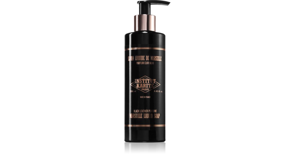 Institut Karité Paris Black Leather Marseille Liquid Soap Luxurious ...